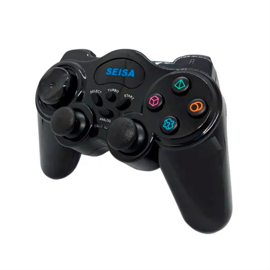 JOYSTICK PARA GAMER INALAMBRICO SEISA SJ – A1009S – PS1 PS2 PS3 TV BOX ...